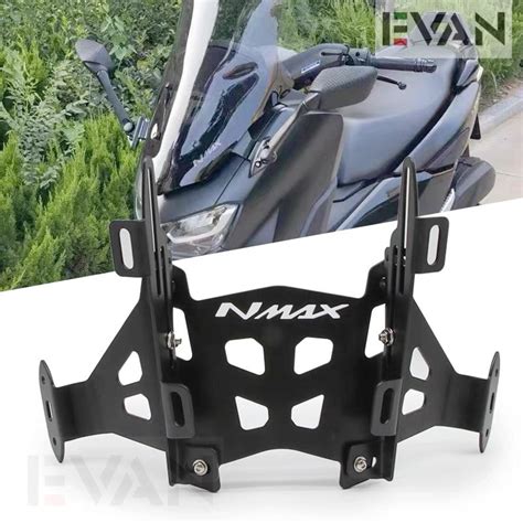 Nmax 2020 V2 Side Mirror Bracket Windshield Bracket With Bolt Can Adjust Cnc Alloy Shopee Malaysia