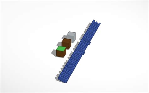3d Design Blocks Minecraft Tinkercad