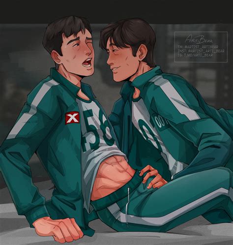 Rule 34 Abs Artibear Bed Black Hair Brown Eyes Brown Hair Bulge Bulge Through Clothing