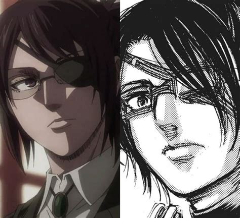 Hange Zoë Anime Vs Manga
