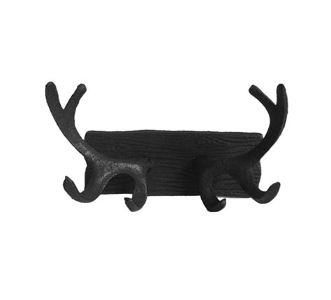 Knagg Elggevir På Plate Fra Flaarønningen Hyttestil No