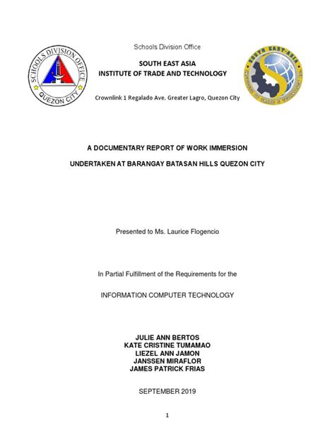 Ojt Documentation 1 Pdf