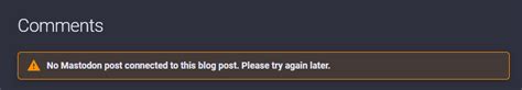 Mastodon Based Comment System · Squidfunk Mkdocs Material · Discussion