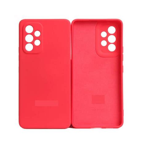 Generico Carcasa Para Samsung Galaxy A33 Silicón Rojo