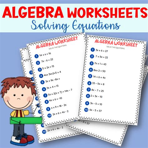 🔍 Equation Explorer Algebra Worksheets To Master Equation Solving 🔎
