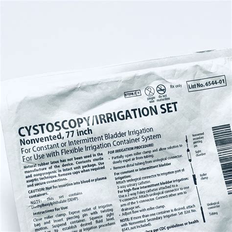 New Icu Medical 6544 01 Cystoscopy Irrigation Set Nonvented 77 Inch