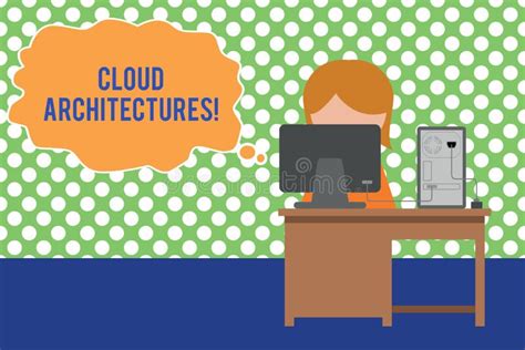 Text Sign Showing Cloud Architectures Conceptual Photo Various Engineered Databases Softwares