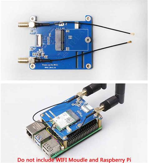 MPW7 Raspberry Pi 5 PCIe To WIFI7 Adapter Board HAT Pi5 For Google TPU BE200 AX210 AI SpotPear