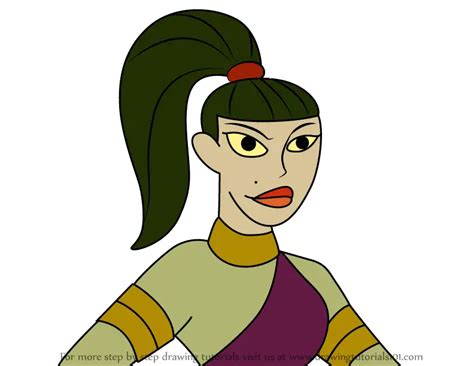 How To Draw Warmonga From Kim Possible Kim Possible Step By Step