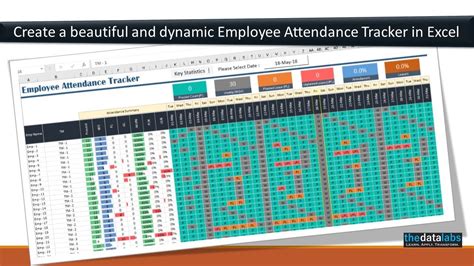 How To Create A Beautiful And Dynamic Employee Attendance Tracker In Excel Youtube