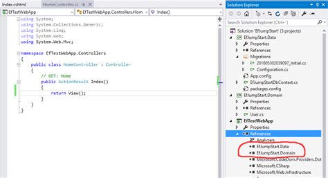 Entity Framework Jump Start With Aspnet Mvc And Sql Server Dot Net Panda