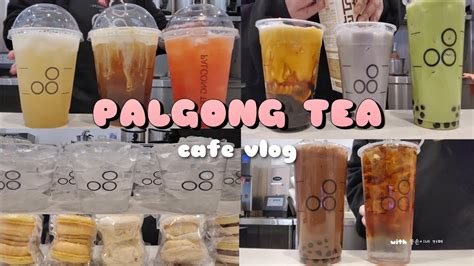 카페 브이로그 6 Cafe Vlog🍎🍑내 입맛대로 골라 먹기🌽🍓 팔공티는 뭐가 제일 맛있어요 마카롱🧁 쿠키 🍪