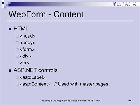 PPT Designing Developing Web Based Solutions In ASP NET PowerPoint Presentation ID