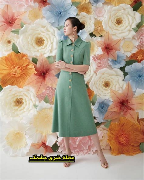 عکس رونمایی دونگ یی از ژست های تازه اش برای یک برند لباس کره ای