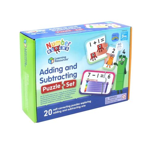 Learning Resources Numberblocks Adding And Subtracting Puzzle Set