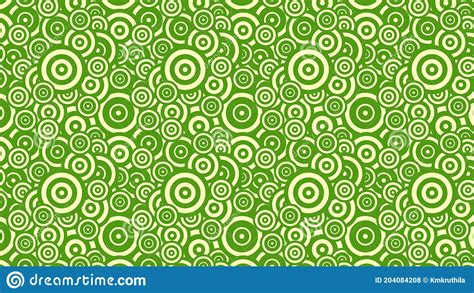 Green Overlapping Concentric Circles Pattern Stock Illustration Illustration Of Background