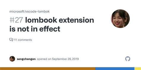 Lombook Extension Is Not In Effect Issue Microsoft Vscode Lombok Github