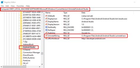 Uninstallation How To Uninstall Android Studio If It Is Not Visible In Control Panel And Also
