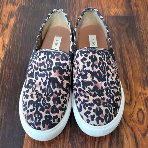 Steve Madden Shoes Steve Madden Leopard Print Tennis Shoes Poshmark