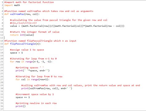 Solved Pascals Triangle Is A Triangular Array That Can Be Used To