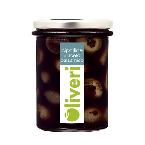Cebollitas En Vinagre Balsámico De Módena Oliveri 190 Gr