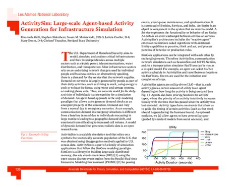 Pdf Activitysim Large Scale Agent Based Activity Generation For Infrastructure Simulation