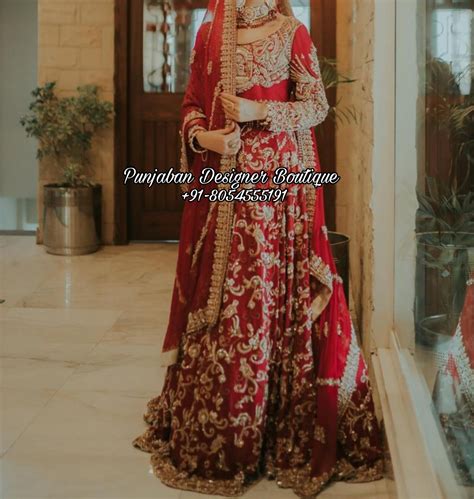 Punjabi Wedding Lengha Red