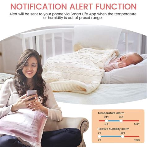 Smart Wifi Temperature And Humidity Detector Indoo Grandado