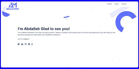 GitHub Abdallahmalima Portfolio This Is A Website That Showcases My Works As A Developer