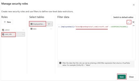 Dynamic Row Level Security Rls In Power Bi Based On User Login