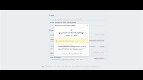 How To Delete Github Repository Github Delete Madeeasy Coding Education Youtube