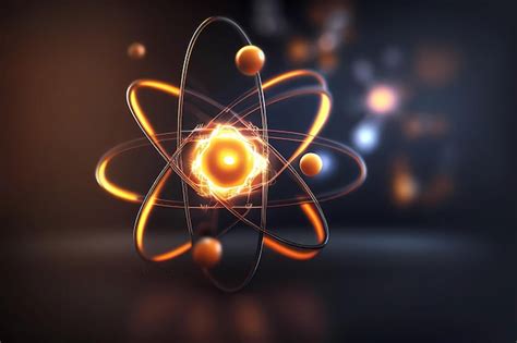 Premium Photo Atomic Backdrop Concept Generative Ai Design