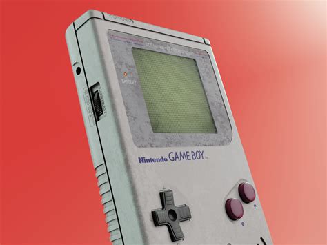 Gameboy 1989 Made From Scratch Rblender