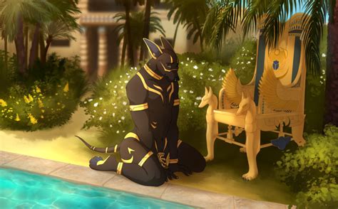 Rule 34 Absurd Res Anthro Anubian Jackal Bedroom Eyes Black Body