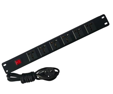 Thanh Nguồn Pdu 6 Cổng Rack 19” Không Cb Atc6 Pu
