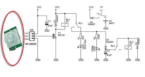 Night Security Light With Hacked Pir Sensor