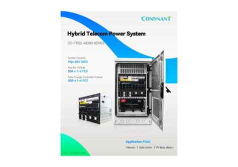Outdoor Hybrid Telecom Power System Shenzhen Consnant Technology Co Ltd Pdf Catalogs