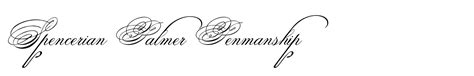 Spencerian Palmer Penmanship Font Webfont And Desktop Myfonts