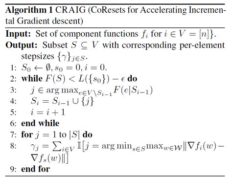 论文笔记 Coresets For Data Efficient Training Of Machine Learning Models Metaz 博客园