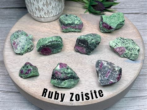 Ruby Zoisite Raw Stone Ruby In Zoisite Anyolite Raw Stone Ruby Zoisite Rough Stone UV