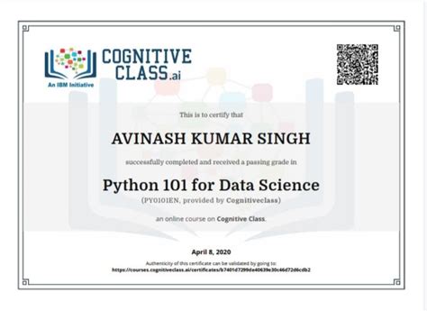 Avinash Kumar Singh On Linkedin Certificate Completed Pythonprogramming
