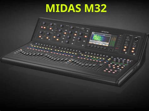 Midas M32 Live Digital Mixing Console With DL32 Stagebox With Forever Unique Preset Unique Radios