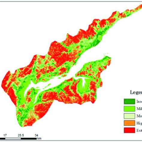 Spatial Pattern Of Ecological Sensitivity Download Scientific Diagram
