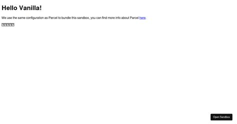 Vanilla Codesandbox