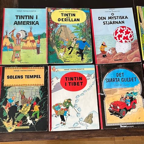 Se Produkter Som Liknar Tintin Samling Tintin I Amer På Tradera