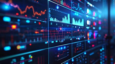 Oscilloscope Display An Oscilloscope Screen Displaying Various