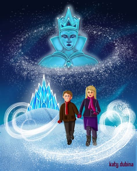 Иллюстрация Иллюстрация к сказке «Снежная Королева» в стиле