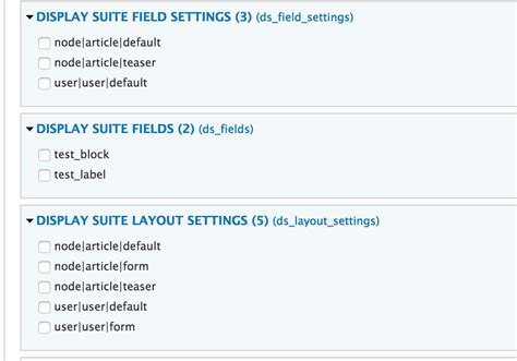 Ds Field Settings Export For User Fields 2403683 Drupal Org