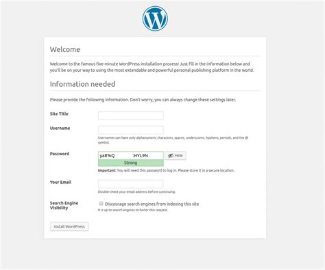How To Install Wordpress Via Ssh Create Database And Link User