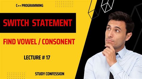 Determining Vowel Or Consonant In C With A Switch Stat Youtube